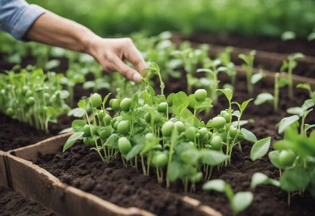 Peas Square Foot Gardening: Maximize Yields In Small Spaces