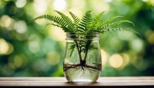 Propagate Ferns from Cuttings in Water